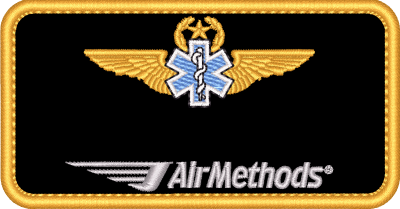 Nametags4u - Air Methods Embroidered Nametags