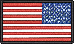 Nametags4u - Urban US Flag (Reverse Right Shoulder) with Velcro Hook ...